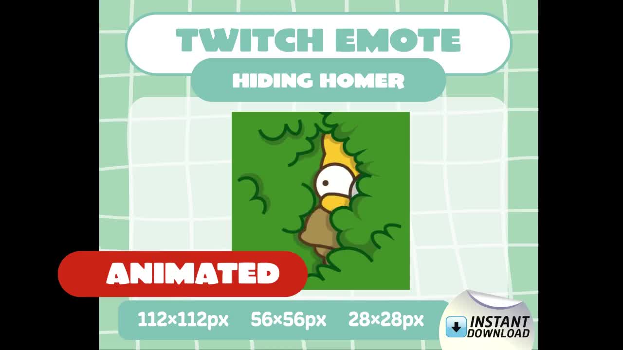 Digital Twitch Emote for Streaming Homer Meme Funny Meme Twitch Emote ...