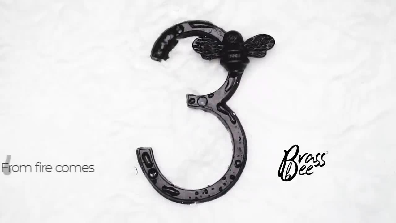 House Numbers Hardware House Numbers, Plaques & Signs Brass bee House ...