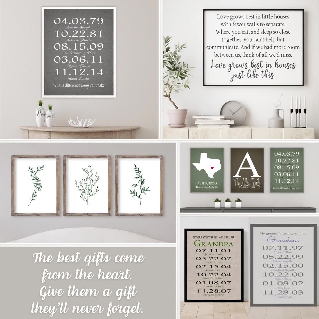 Digital Prints Art & Collectibles Family Name Gifts Birthday Gift for ...