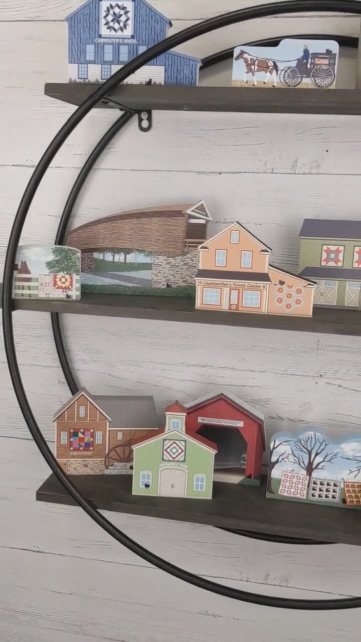 Quilts Dresden Pattern Tiny Wooden Quilt Barn Dresden Plate Quit Barn ...