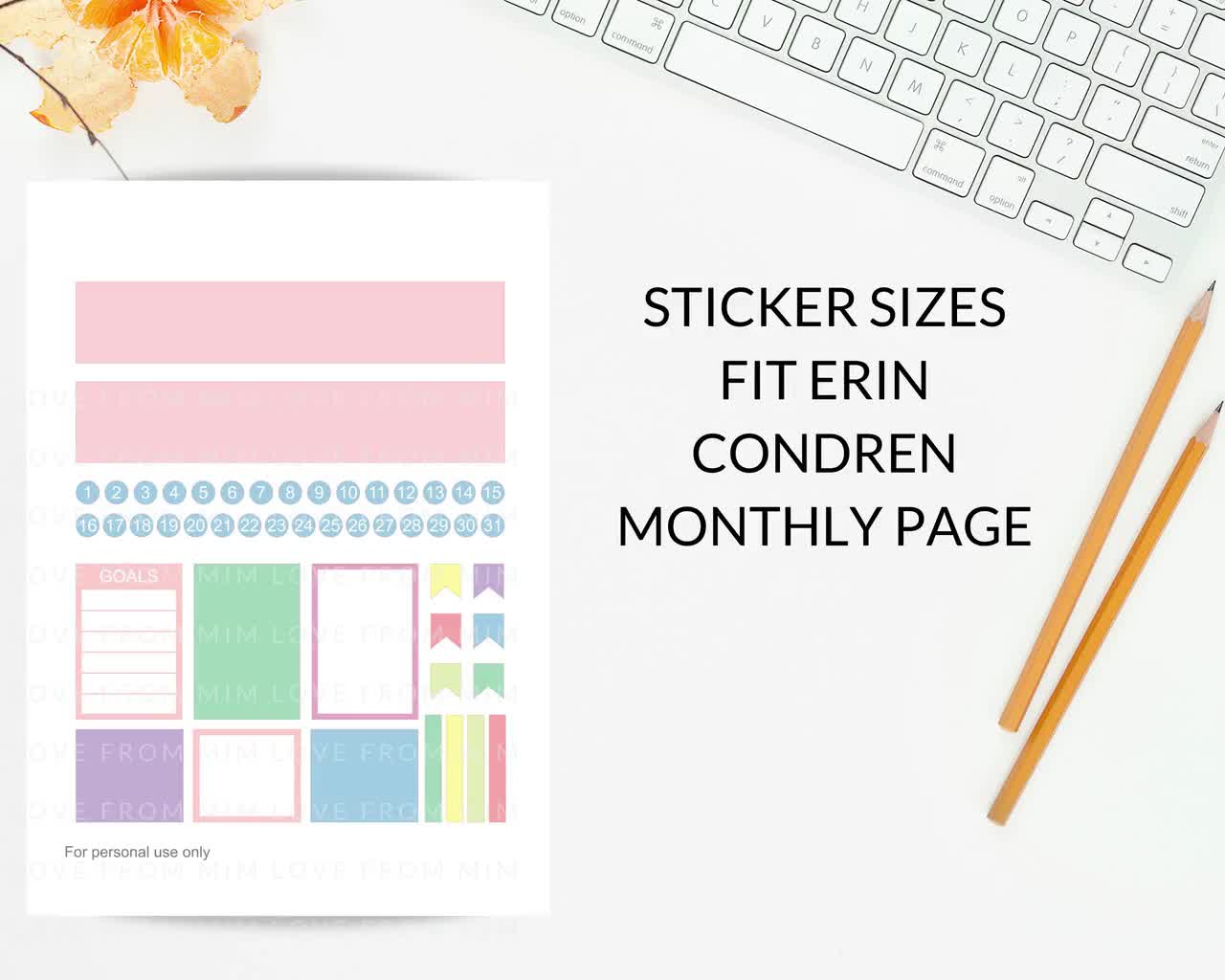 Templates Paper & Party Supplies Stationery Ultimate Planner Sticker ...