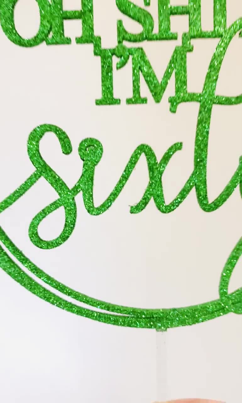 Cake Toppers Paper, Party & Kids Party & Gifting 60 Sixty 60th Made to ...