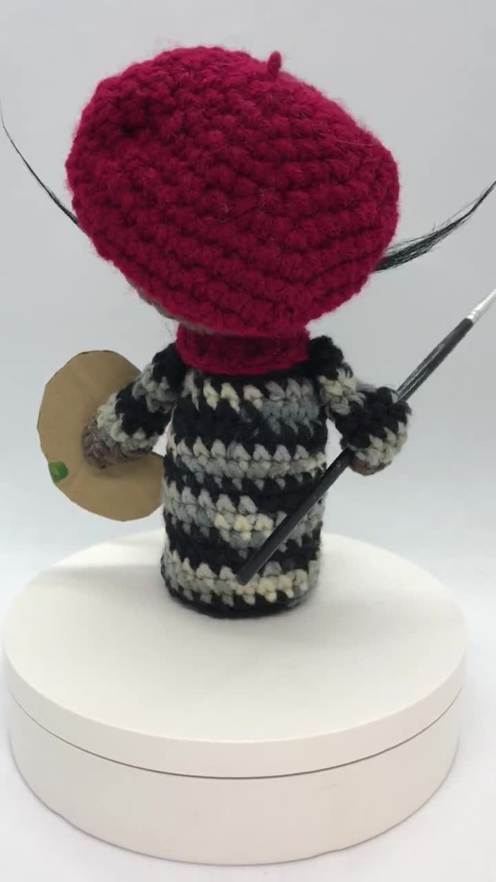 Amigurumi Salvador Dali|Handmade Salvador Dali Figure|Crocheted ...