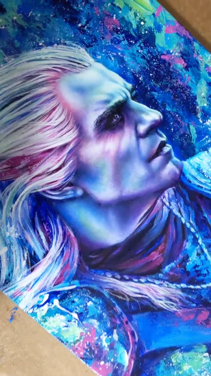 Painting Art & Collectibles Oil handcrafted wall artwork by hand Video ...