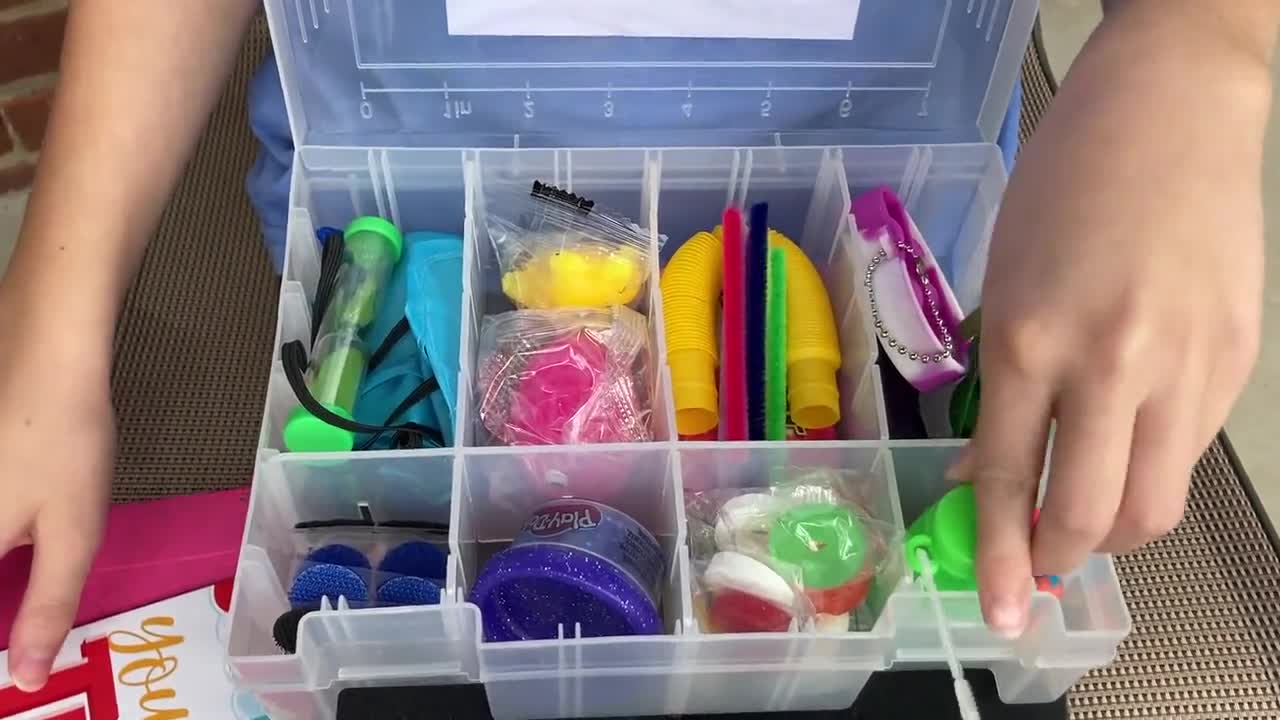 Toys Toys & Games PERSONALIZED Regular Calm Down Kit Anxiety Toolbox ...