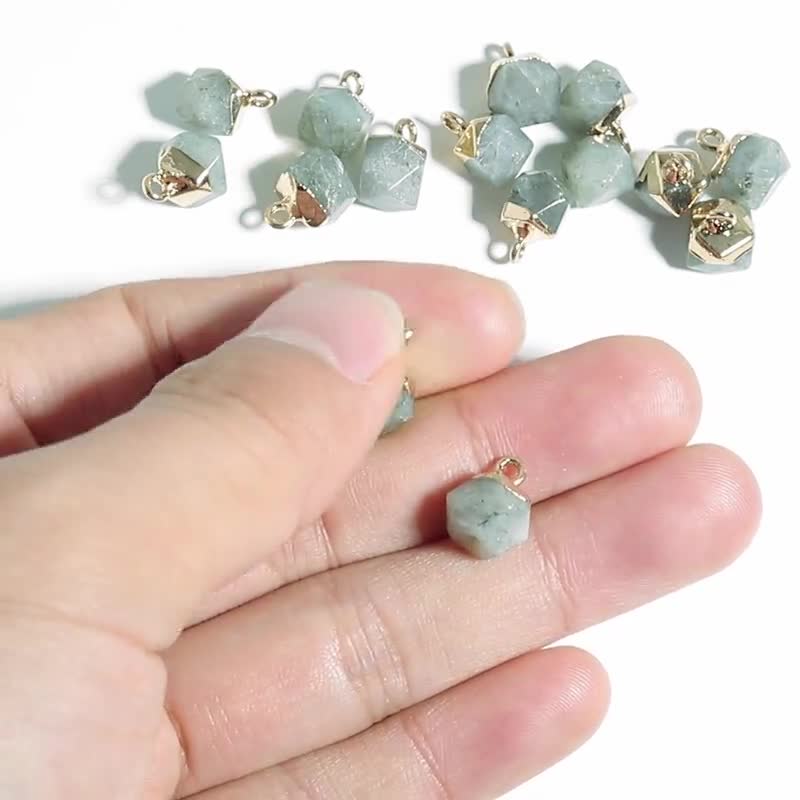 Jewelry Making & Beading Jewelry & Beauty Iron Loop Natural Stone Gold ...