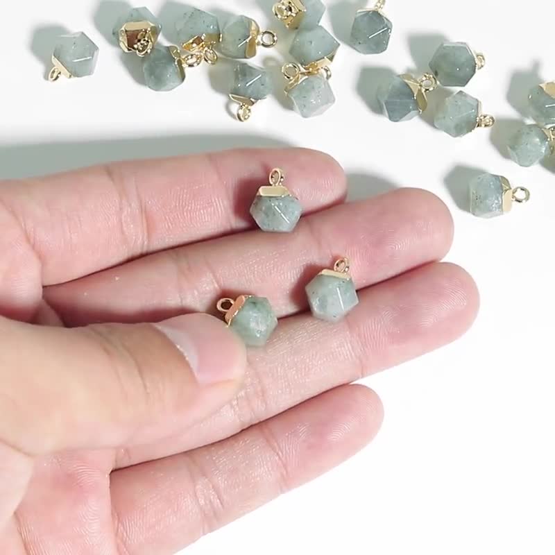 Jewelry Making & Beading Jewelry & Beauty Iron Loop Natural Stone Gold ...