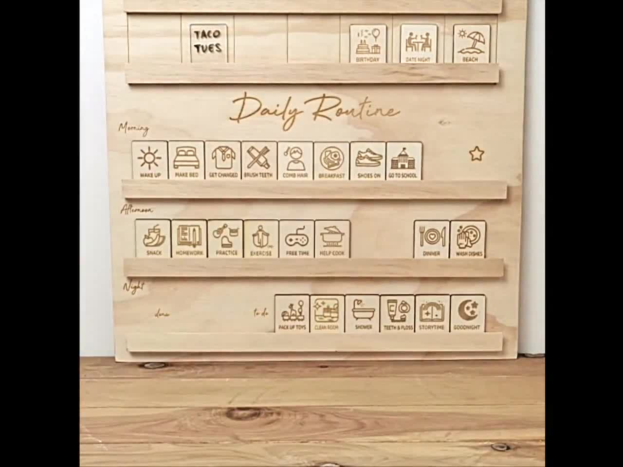 Paper Paper & Party Supplies Weekly Planner Timber Eco Friendly Daily ...