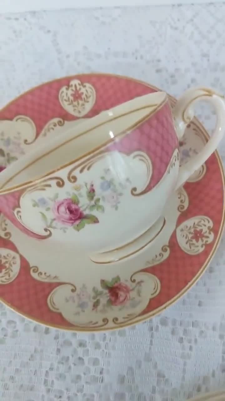 Tea Cups & Sets Drinkware Kitchen & Dining Pink RoseBud Myott ...