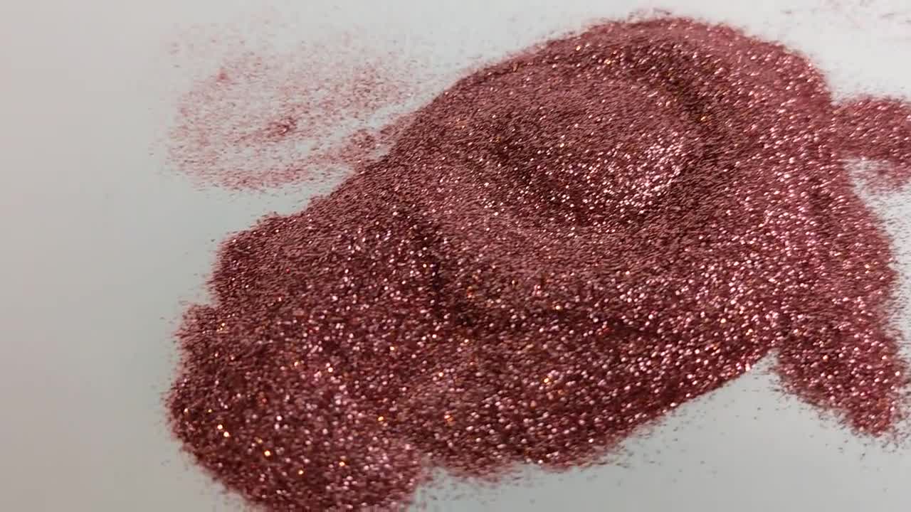 Stamping Deep Rose Gold Fine Glitter in Shaker Rosie Paper, Party ...