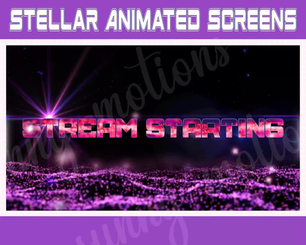 Digital Art & Collectibles Stream Starting Soon ANIMATED Twitch Stream ...