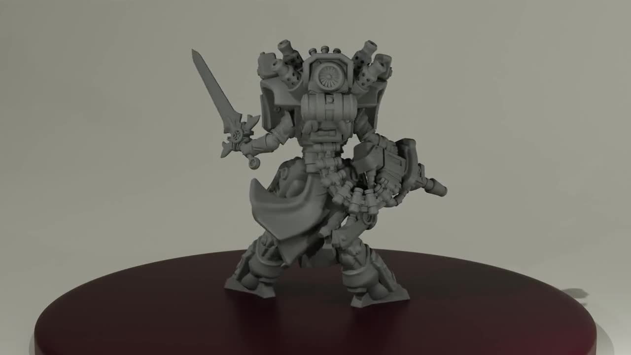 Red Pilgrim Joan of Saint Clair Mechsuit Miniature Toys Role Playing ...