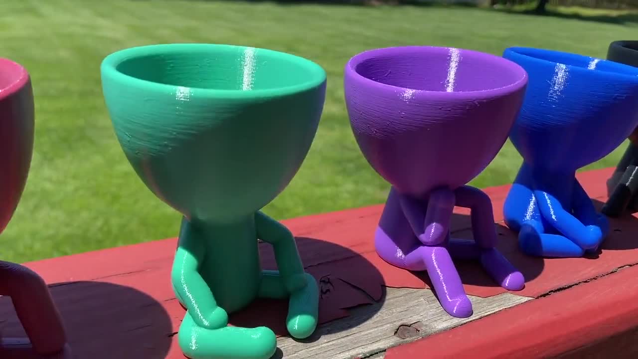 Planter Pot Succulent Planter Zen Planter PRIDE Rainbow People Planter ...