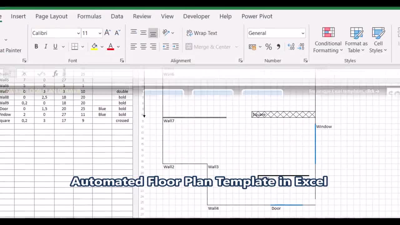 Digital Automated Floor Plan Template Automatic Floor Plan House Floor ...