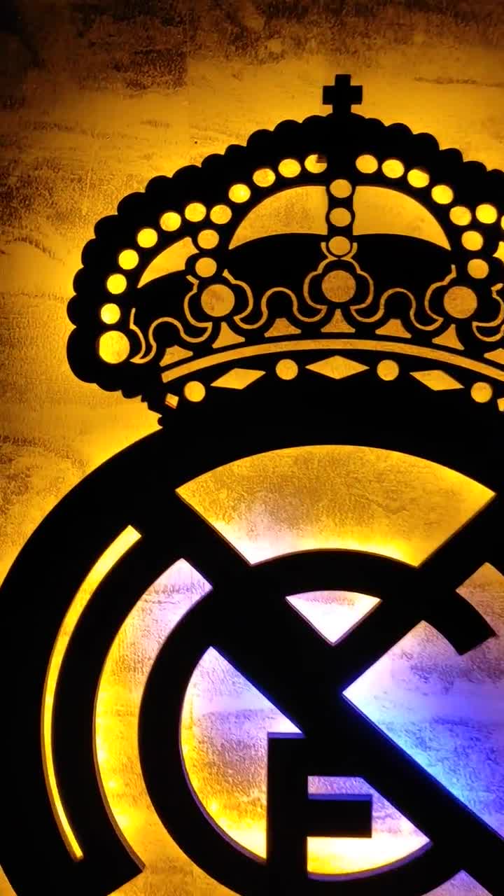 Real Madrid Logo Black And Gold