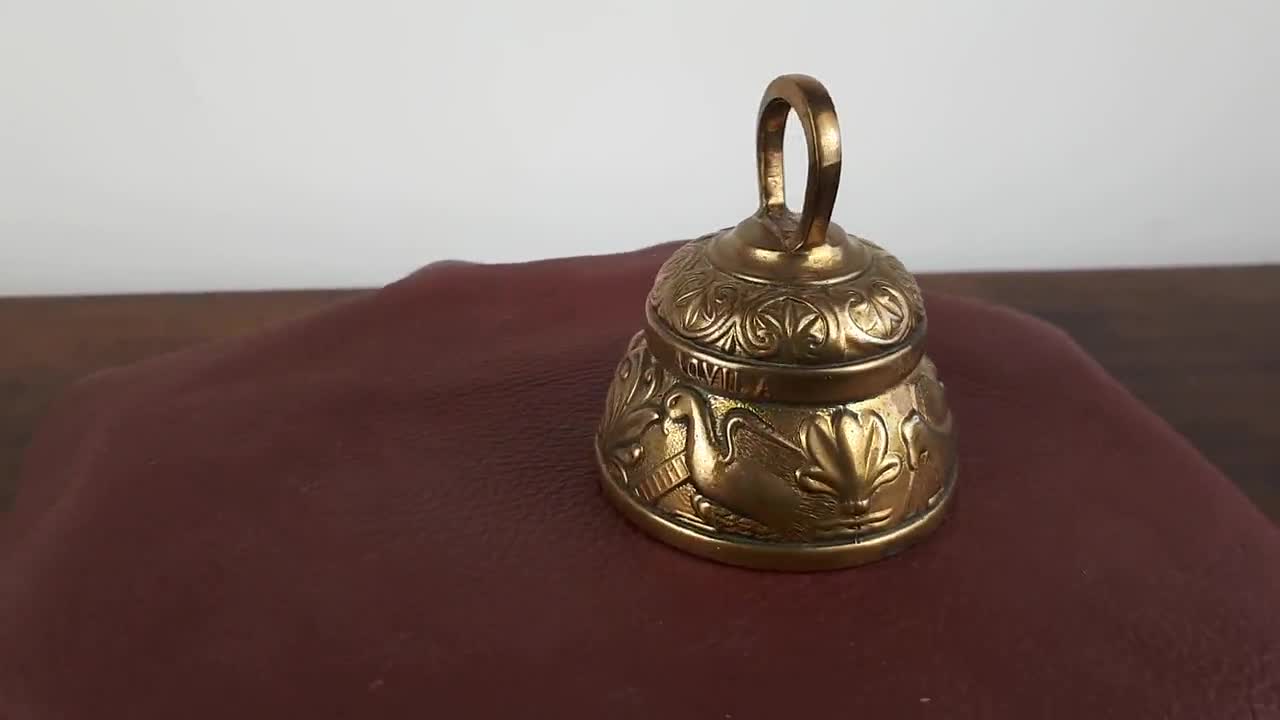 Brass Sanctuary Bell Sanctuary bell Prayer bell Monastery Bell Solid ...