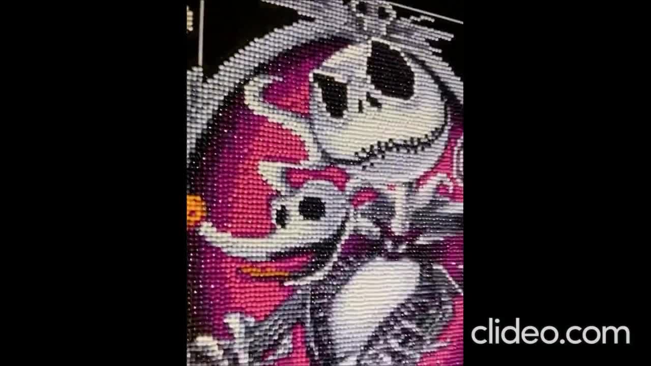 All Ready Done And Framed Nightmare Before Christmas Jack And Sally ...