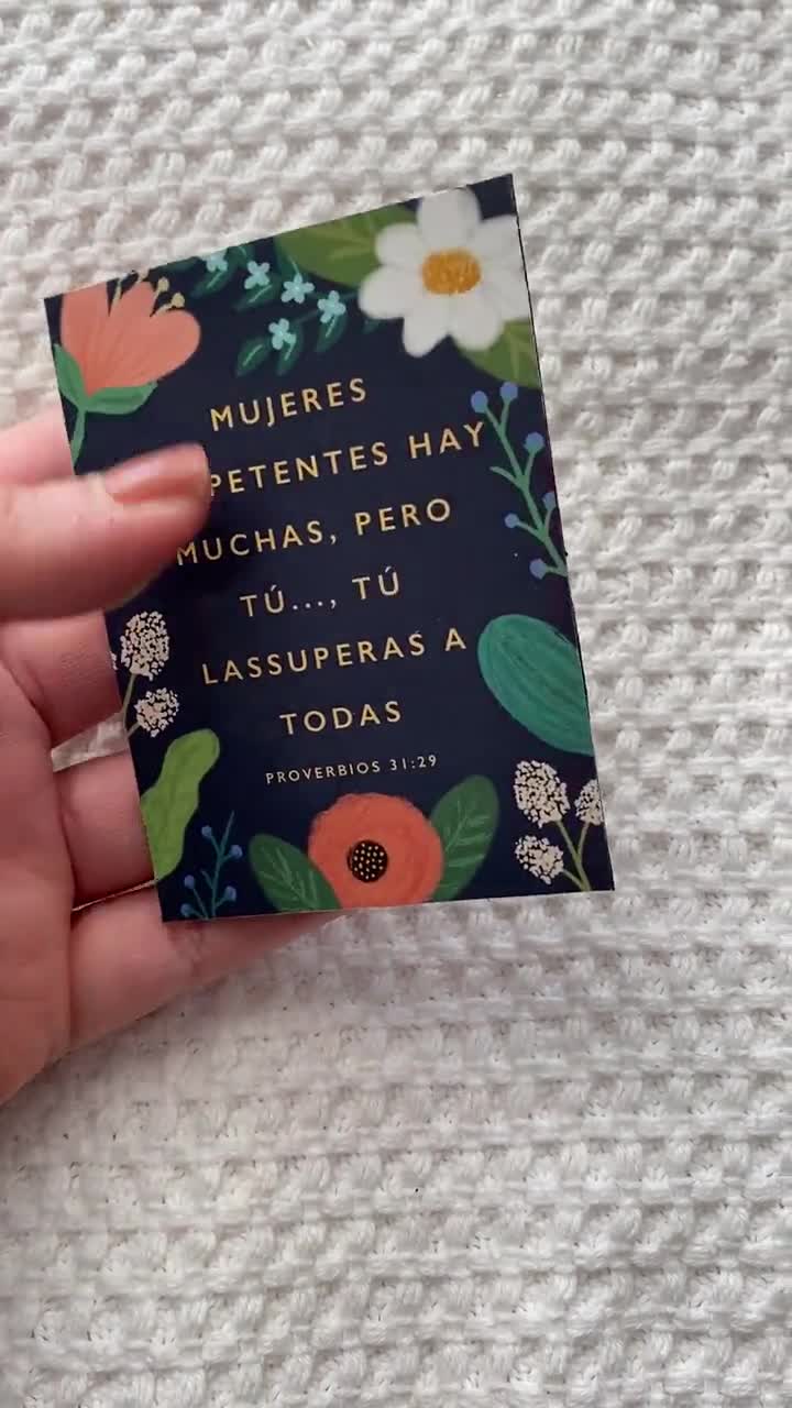 Refrigerator Magnets Kitchen Décor Proverbs 31:29 Spanish Magnet ...