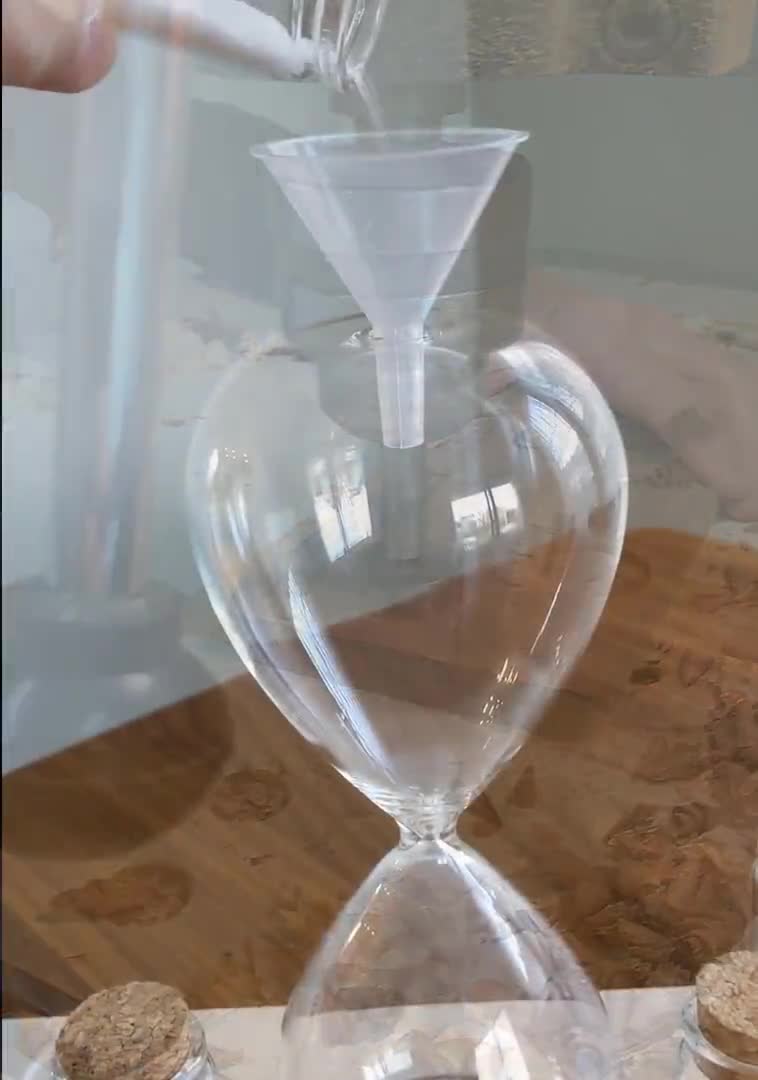 Unity Sand Ceremony Set With Hourglass New Couples Blended | Unity Sand ...