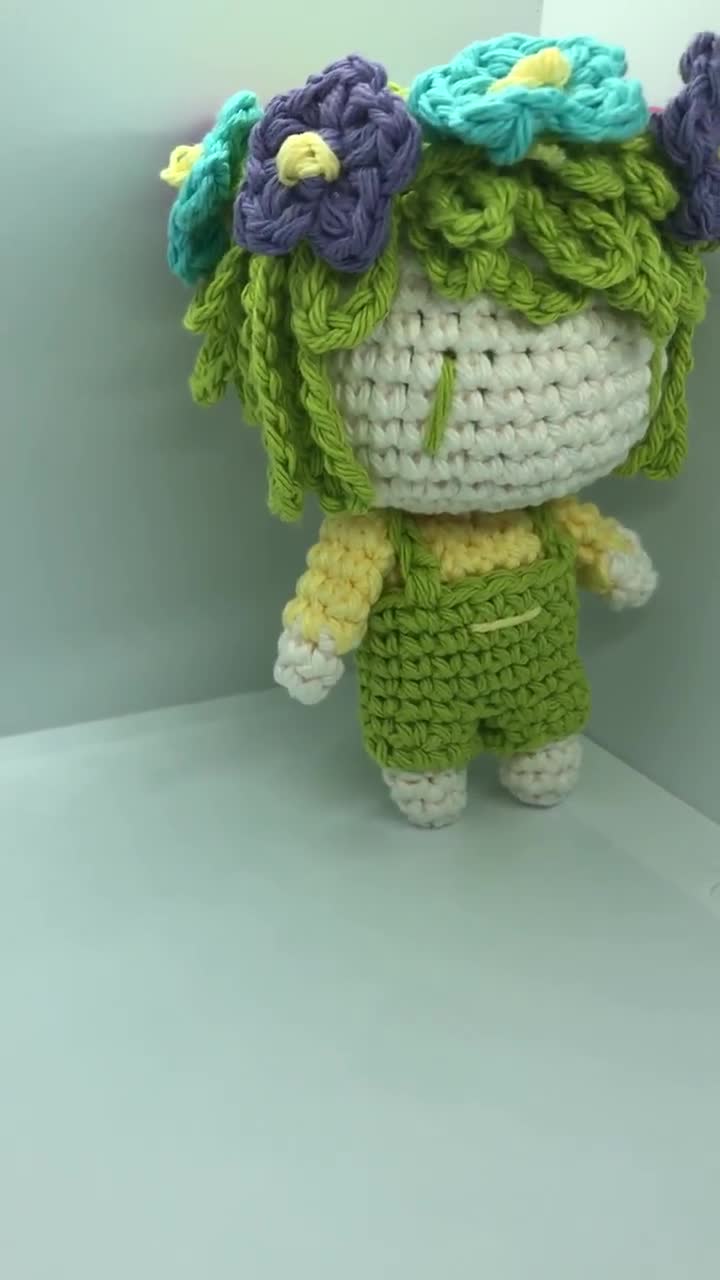 Tutorials Kids' Crafts Crochet Doll Pattern Basil the Flower Boy ...