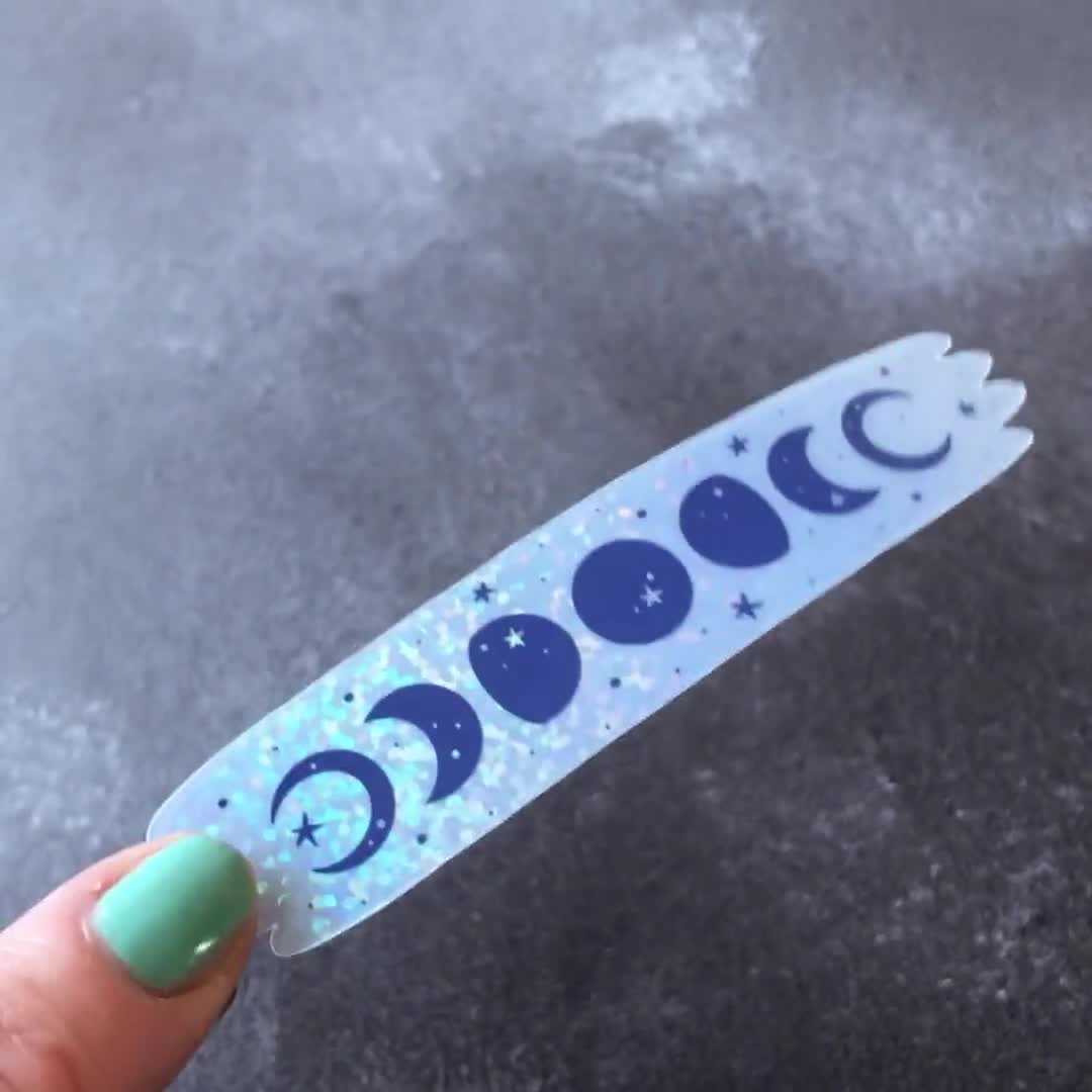 Laptop Holographic Moon Phases laptop sticker Clear glossy vinyl ...